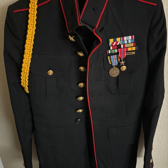 Military | Jackets & Coats | Vintage Usmc Officers Jacket Costume Piece ...